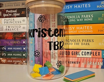 Glass TBR Jar, Personalised, Bookish, to Be Read Jar - Etsy