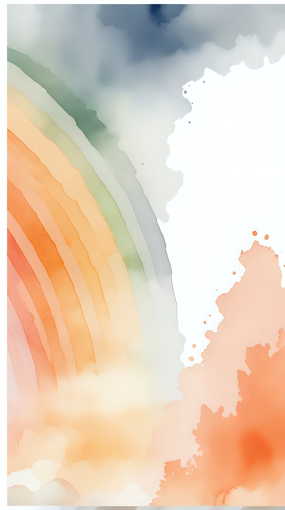 Watercolor Rainbow Poster for Nursery / Kids Room Digital File / Print ...