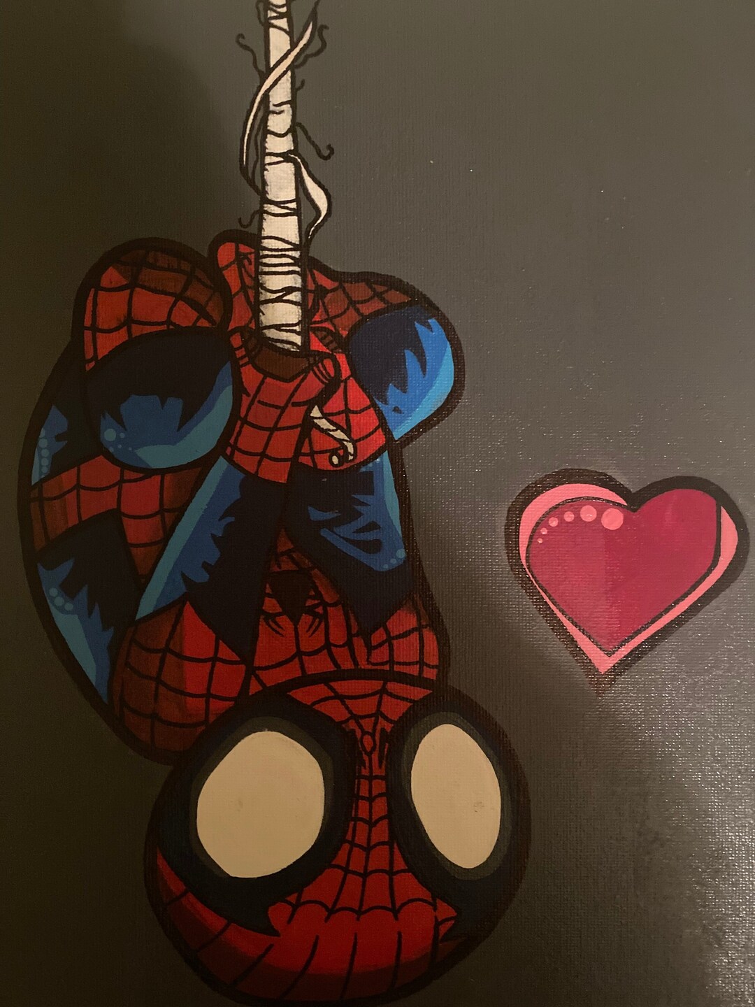 Spider-man Painting - Etsy