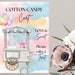 Cotton Candy Bar Cart Sign | Sugar Floss Sweets and Treats Poster ...