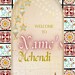 Floral Tile Welcome Sign | Middle Eastern Design |desi Event Poster ...