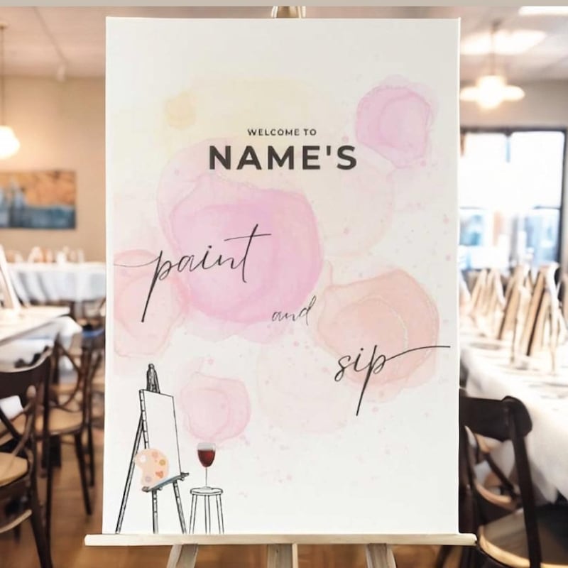 Paint and Sip - Etsy