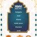Mishti Mithai Menu Sign | Indian Bengali Pakistani Wedding Desi ...