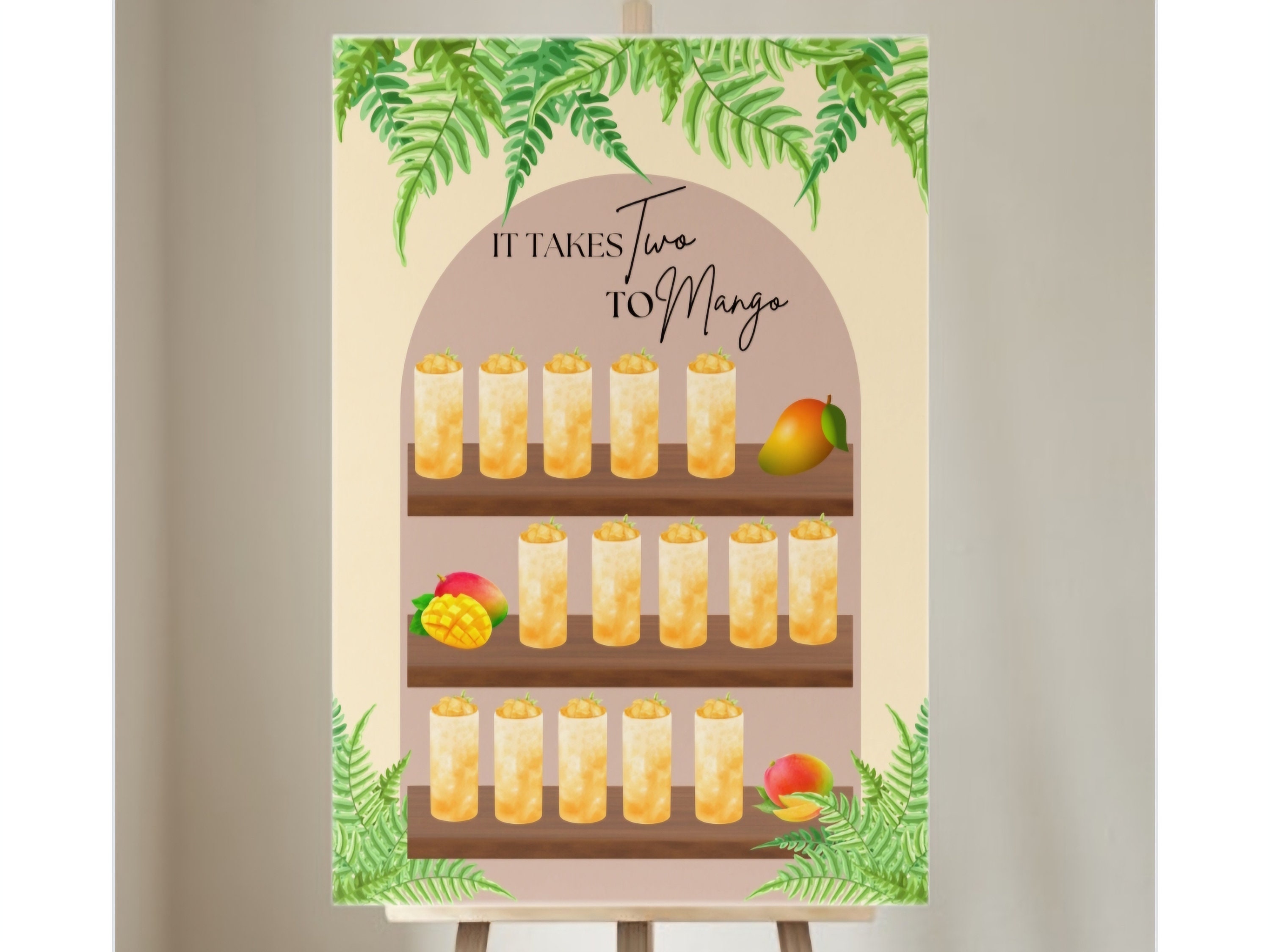 Mango Lassi Station Wall Stall Sign | Drink Beverage Poster | Birthday ...
