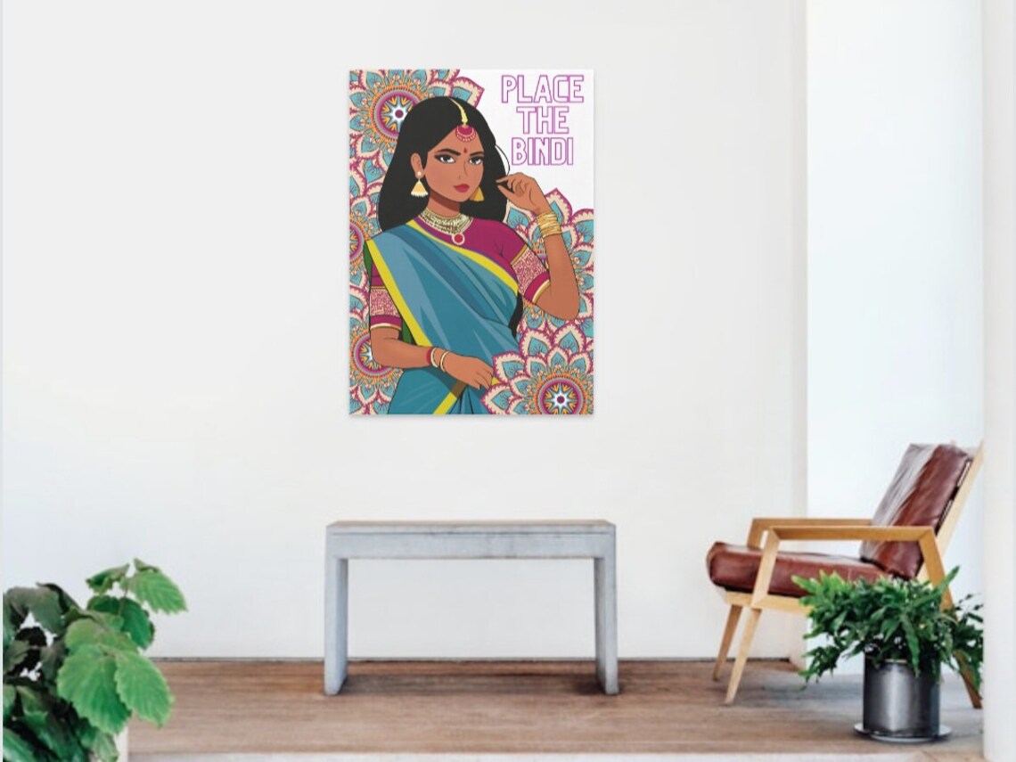 Place the Bindi Game | Pin the Teep Poster | Download Template ...
