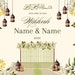 Sage Nikkah Flower Curtain Welcome Sign | Floral Islamic Wedding Poster ...