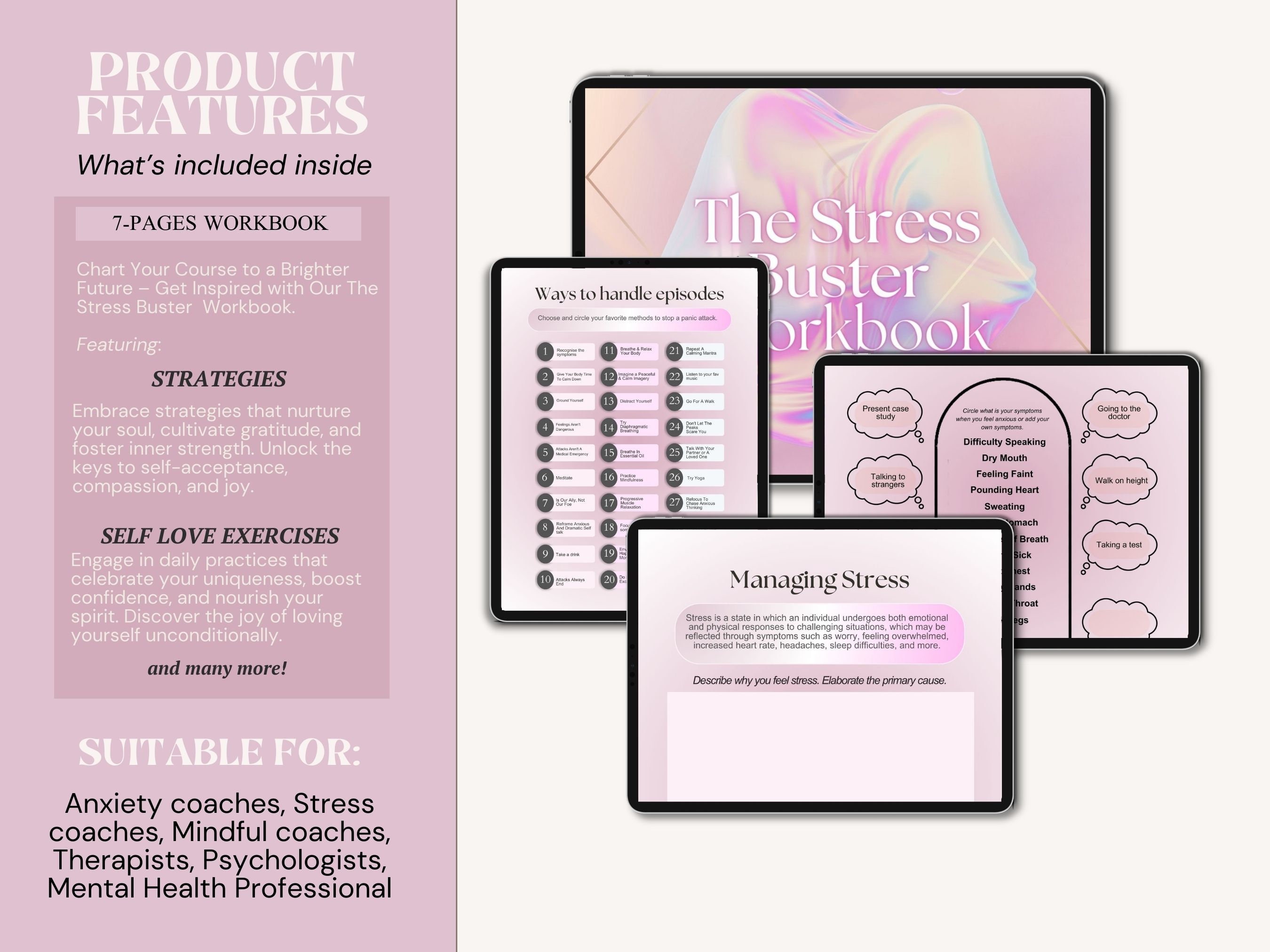 Done for You the Stress Buster Workbook Brandable Coaching Program ...