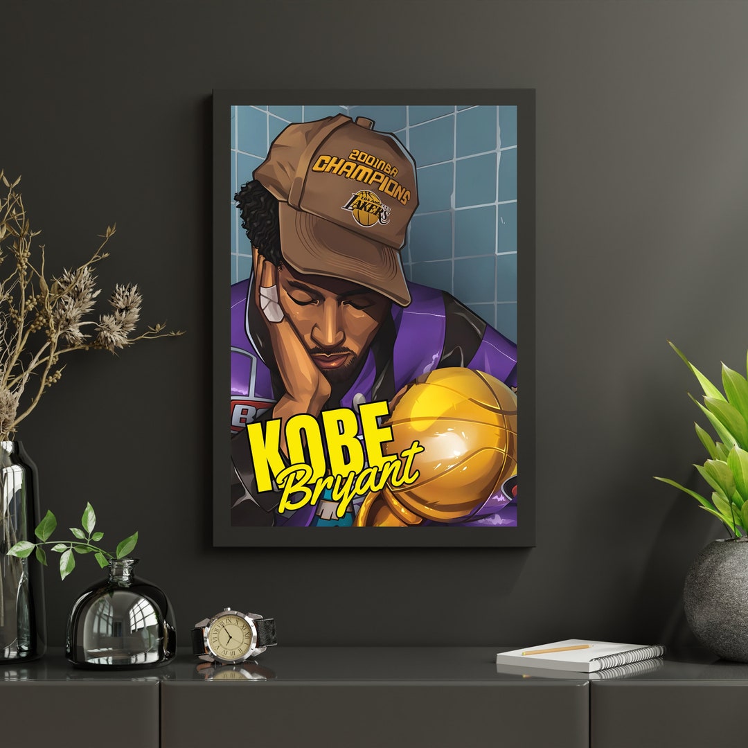 Kobe Bryant Basketball Poster Inspirational Sports Wall Art Print - Etsy