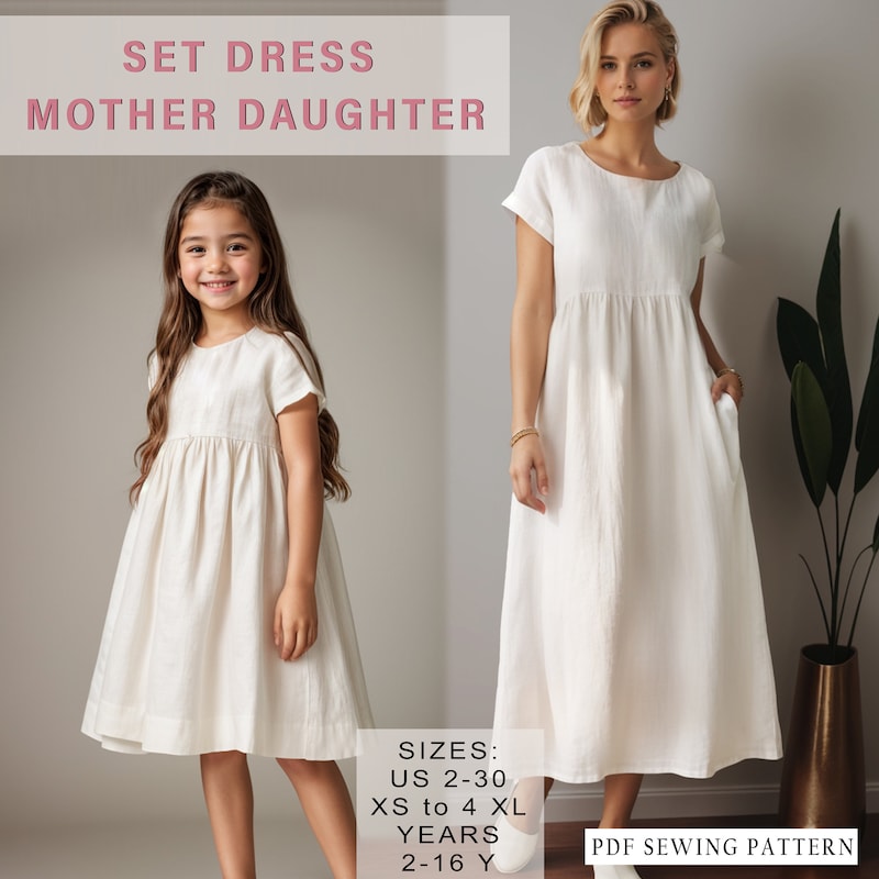 Mother/daughter Dresses - Etsy
