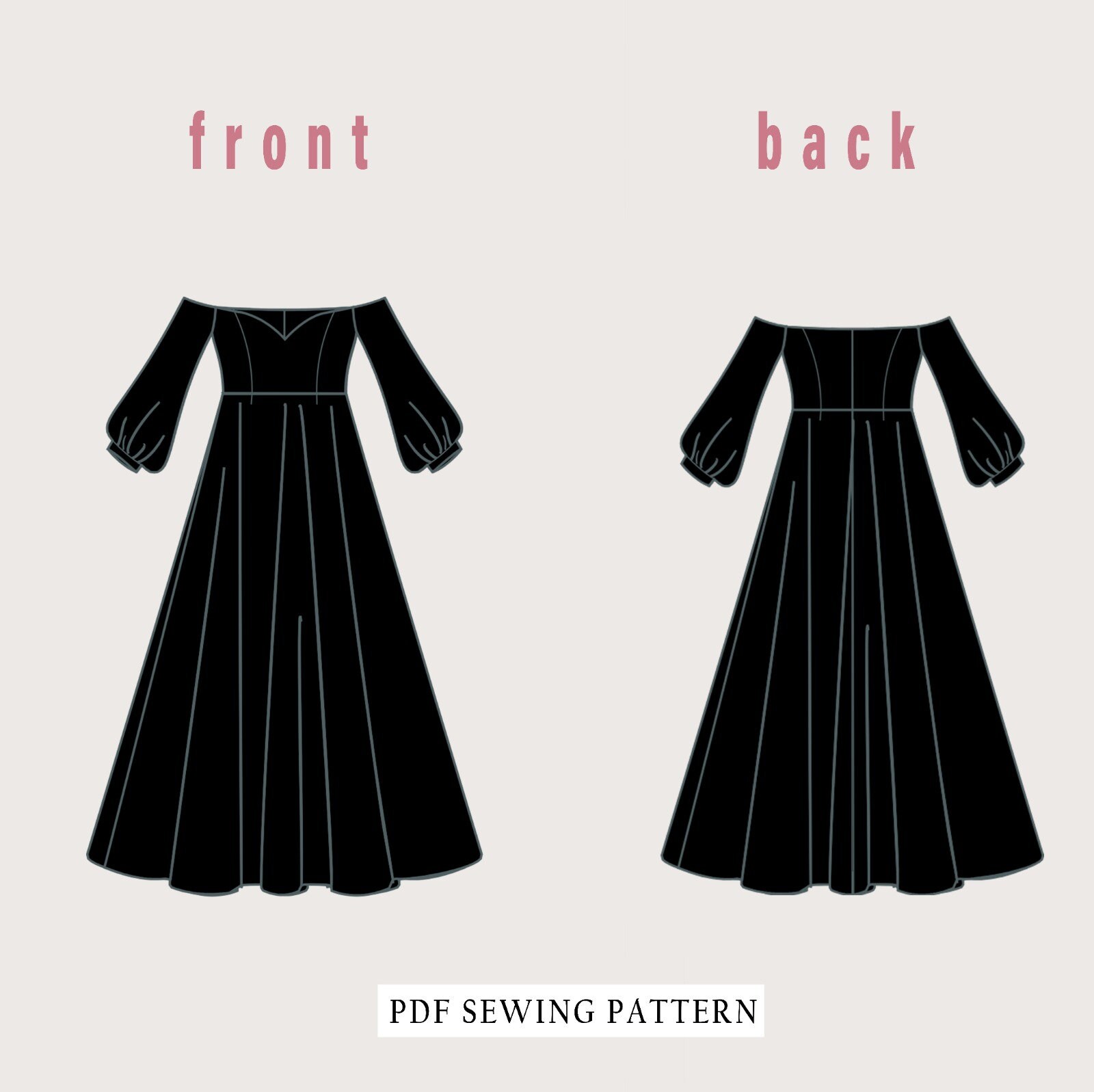 V-neck Prom Dress, Renaissance Medieval Cosplay Dress Pattern, Regency ...