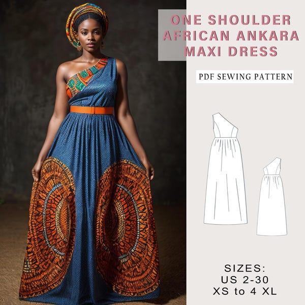 African Sewing Patterns for Dresses - Etsy