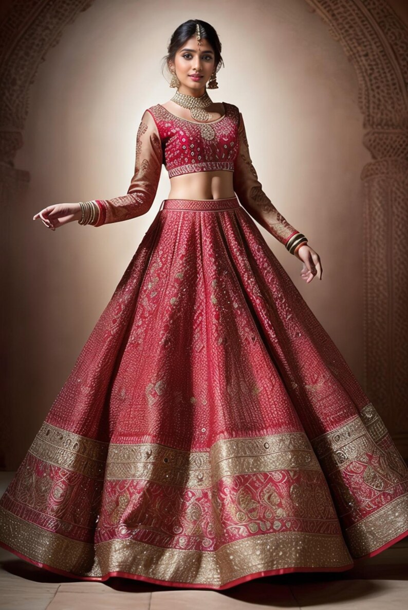 Anarkali Suit Sewing Pattern: Indian Dress, Bustier & Skirt (XS-5XL ...