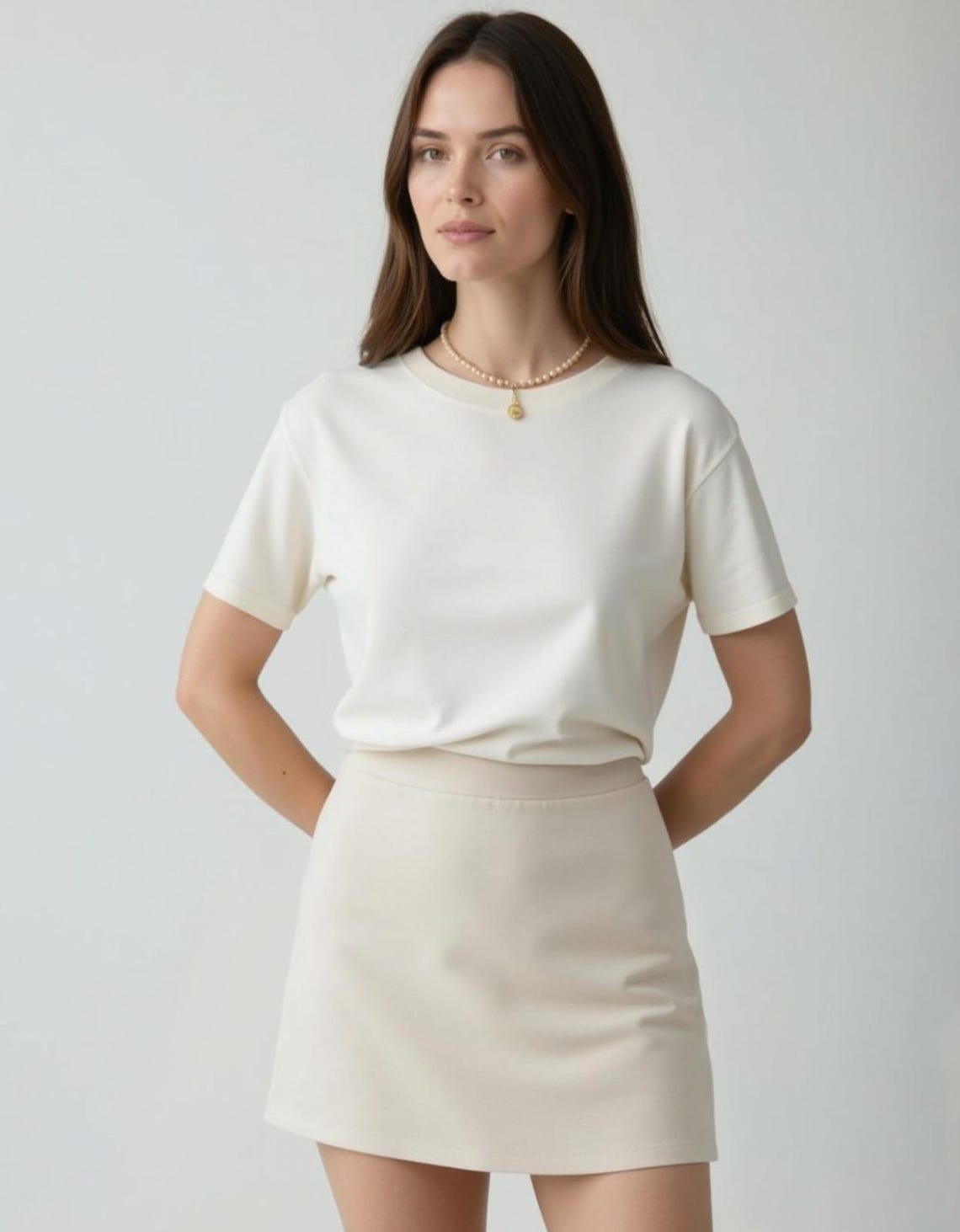 A Line Mini Skirt Sewing Pattern, High Waist Mini Skirt Pattern, Plus ...