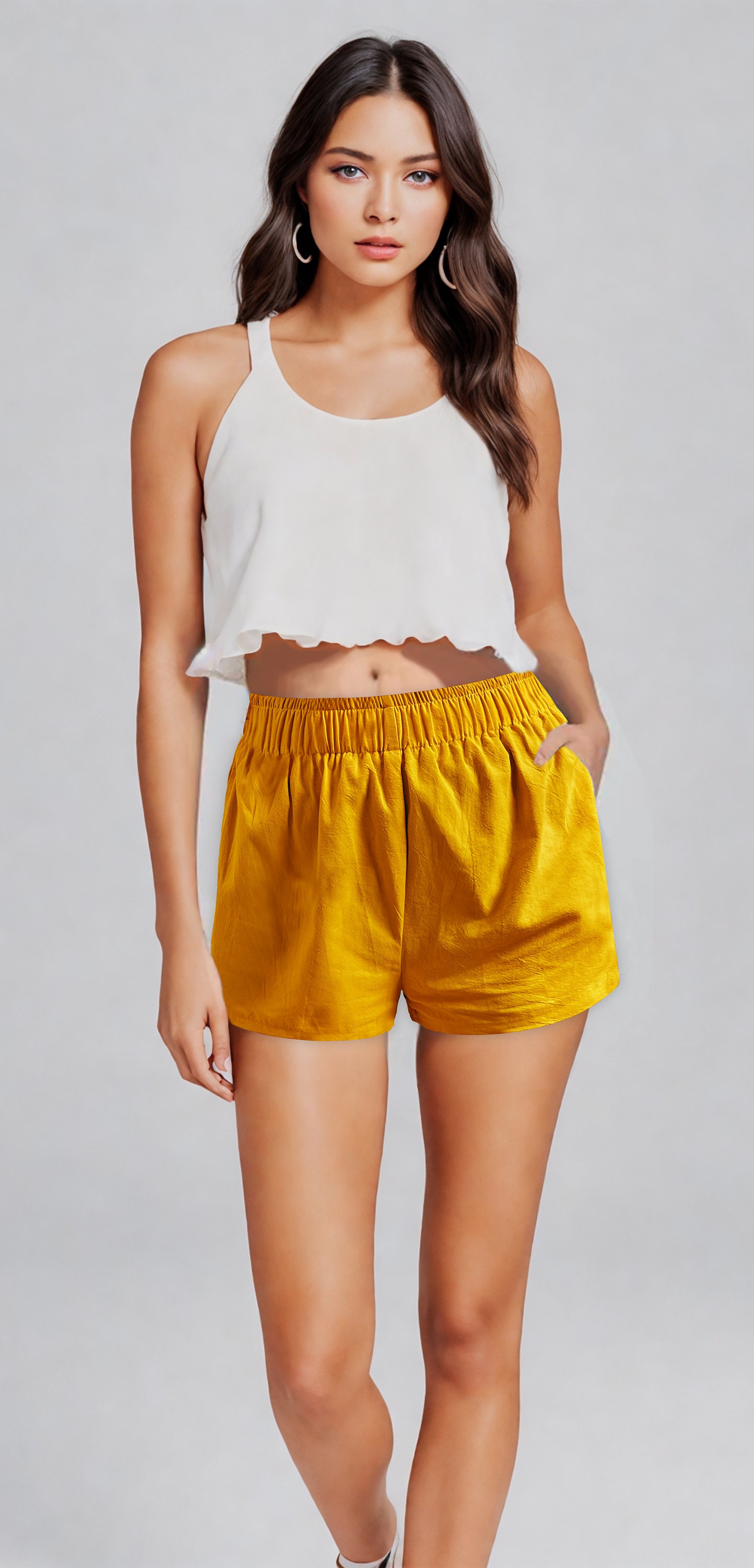 Easy Shorts, Summer Shorts Pattern, Women Shorts Pattern, Beginner ...