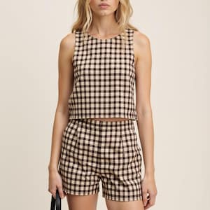 Set Linen Top and Shorts Sewing Pattern, Linen Beginner Shorts Pattern ...