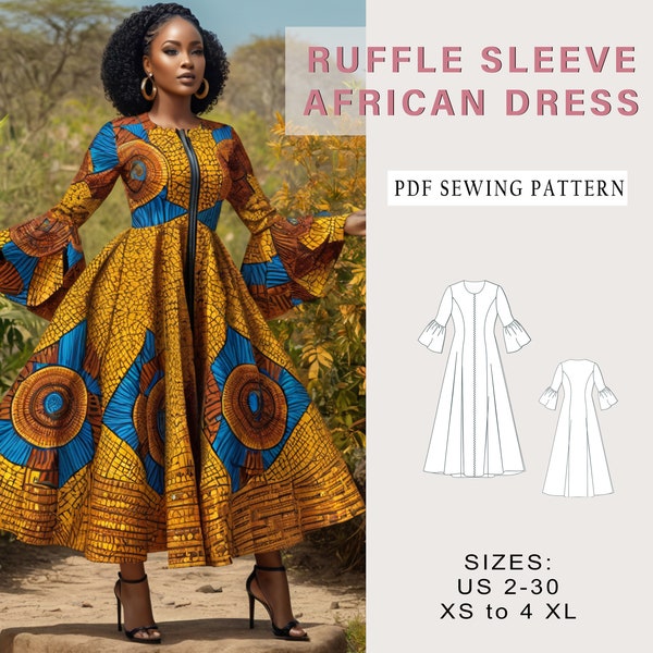 African Sewing Patterns for Dresses - Etsy