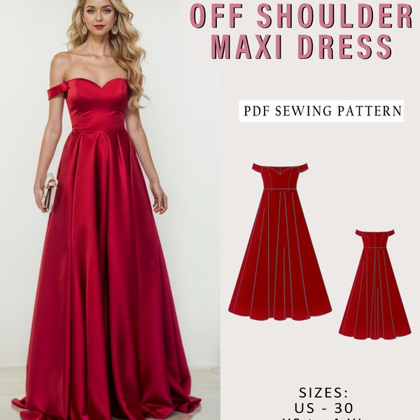 Prom Dress Pattern Pdf Plus Size - Etsy