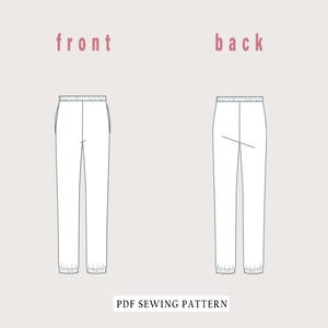 Men's Jogger Sewing Pattern: XS-5XL (PDF Pattern) - Etsy