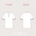 Standart Fit Men's Polo Shirt Sewing Pattern, PDF Men's Sewing Pattern ...
