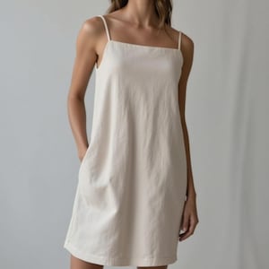 Linen Mini Dress Sewing Pattern: Easy Shift, Trapeze Style (XS-5XL ...