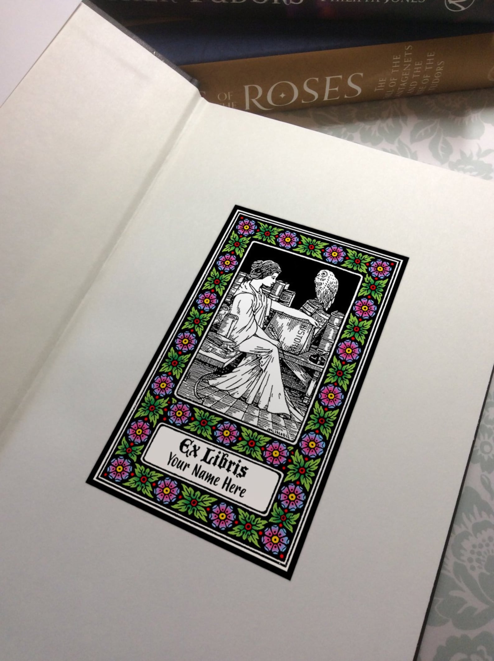 Made to Order 30 Personalized Custom Bookplate Ex Libris - Etsy