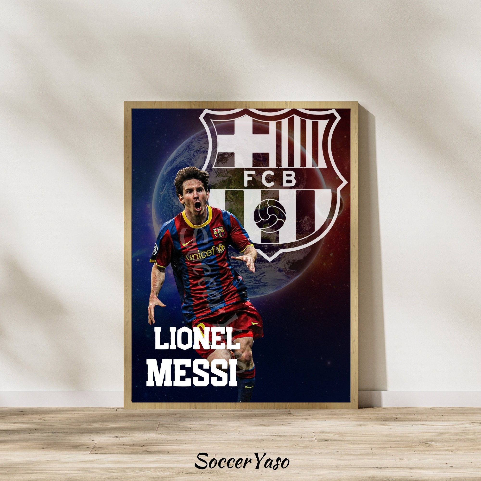 Lionel Messi Printable Digital Poster, Leo Messi Print, Soccer Poster ...