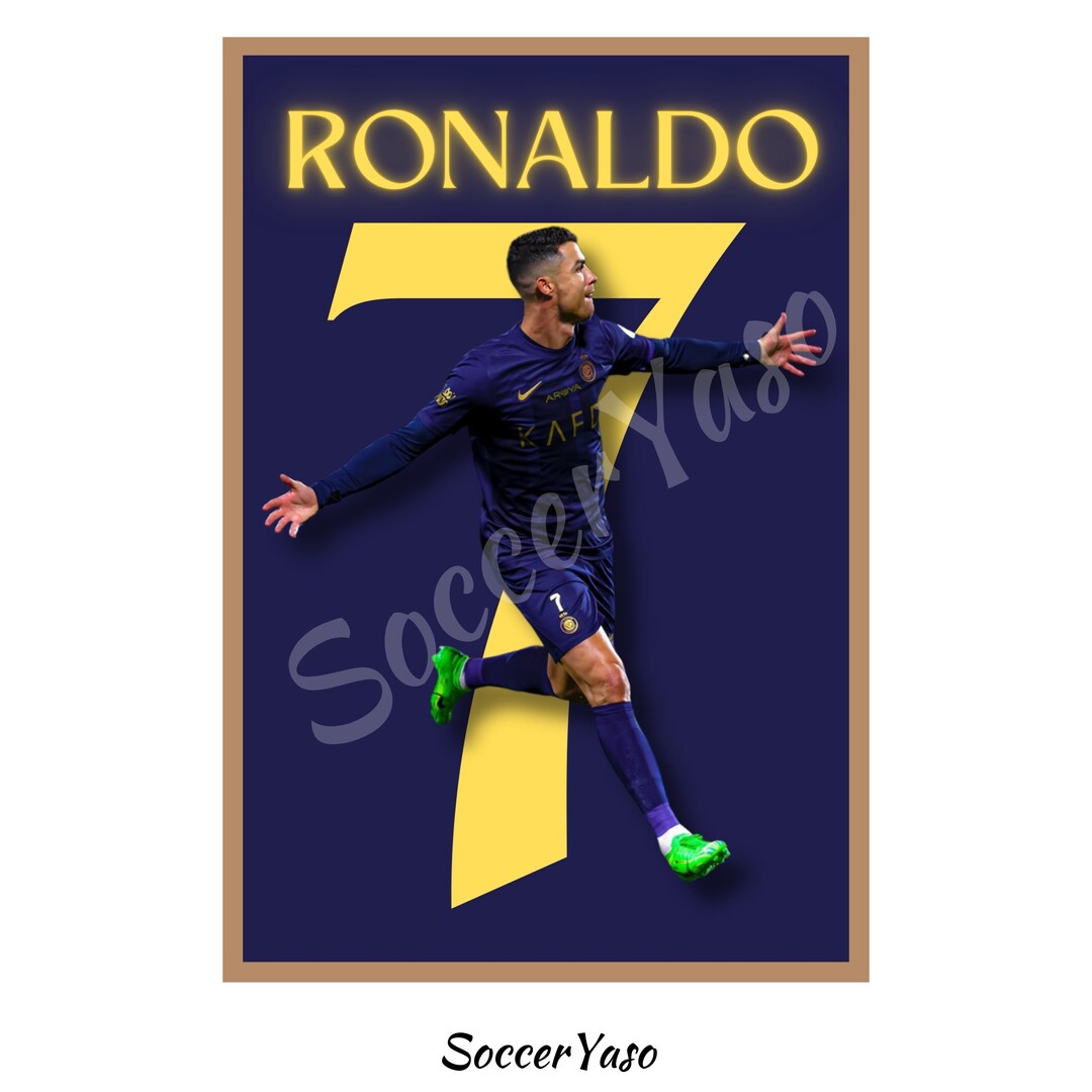 Cristiano Ronaldo Poster, Cristiano Ronaldo Print, Ronaldo Printable ...