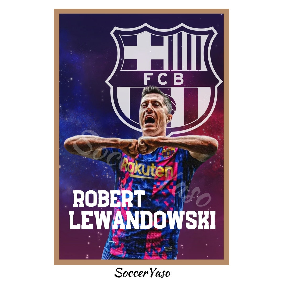 Robert Lewandowski Digital Printable Poster, Robert Lewandowski Print ...