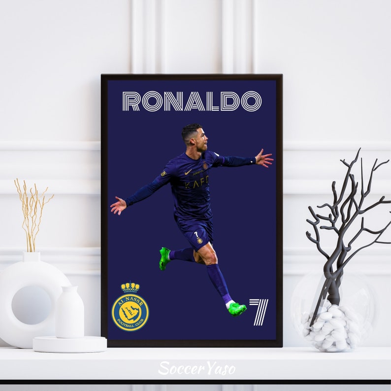 Cristiano Ronaldo Poster, Cristiano Ronaldo Print, Ronaldo Printable ...