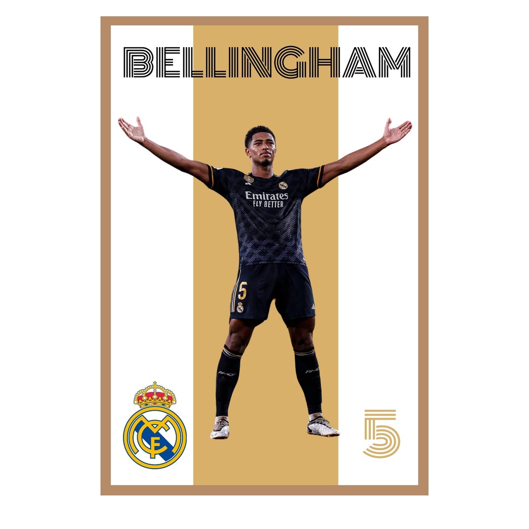 Jude Bellingham Poster, Jude Bellingham Print, Jude Bellingham Banner ...