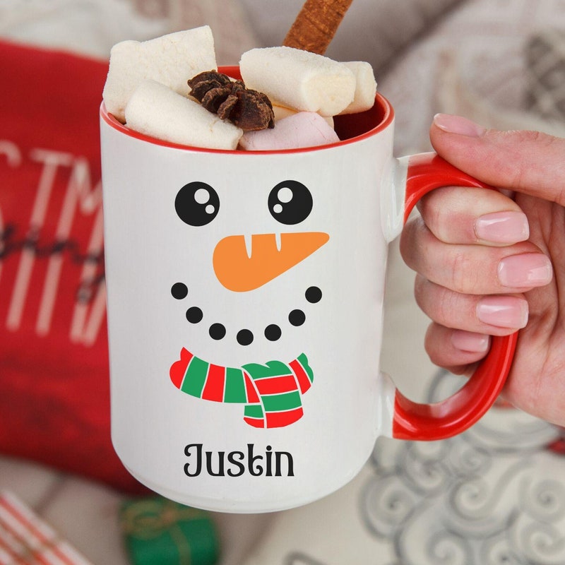 Custom Snowman Mug - Etsy