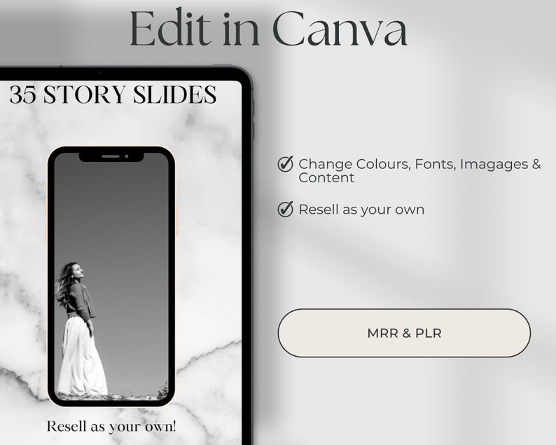 36 New Aesthetic Story Templates for Instagram & Social Media With PLR ...