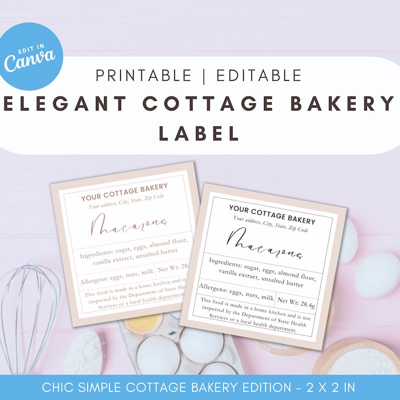 Bakery Labels - Etsy