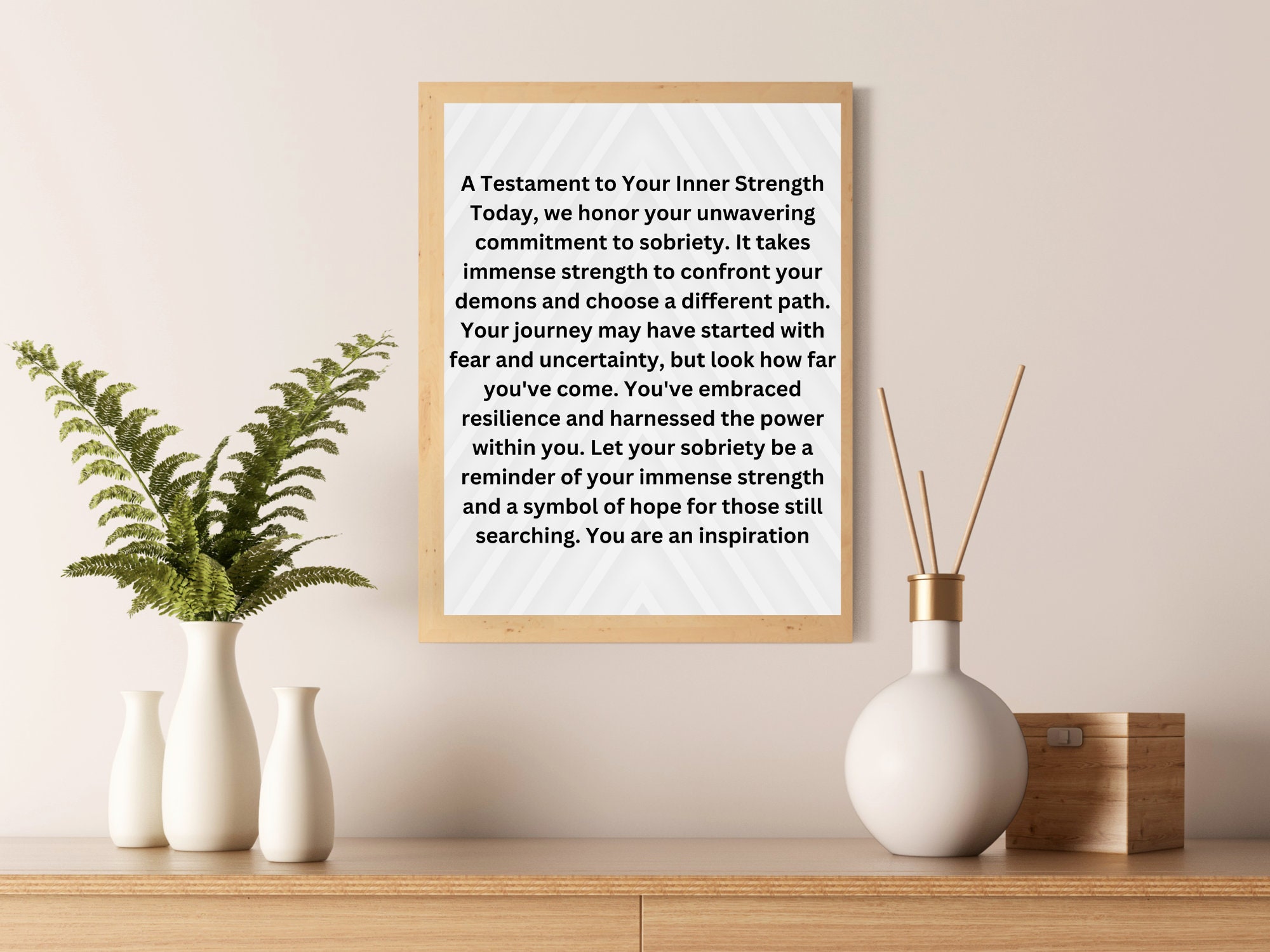 Digital Download Poster for Recovery Journey Motivational Wall Art ...
