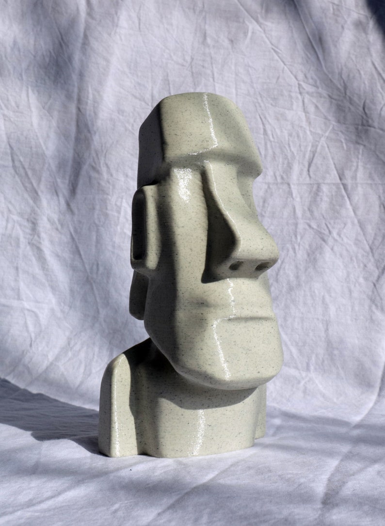 3D Print of Stylized Easter Island Moai 1 - Etsy Canada