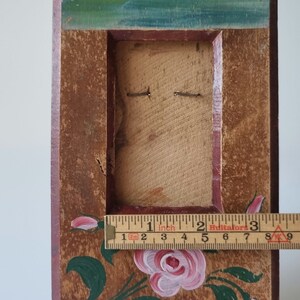 Vintage Picture Frame in Wood Handpainted Sweden - Etsy