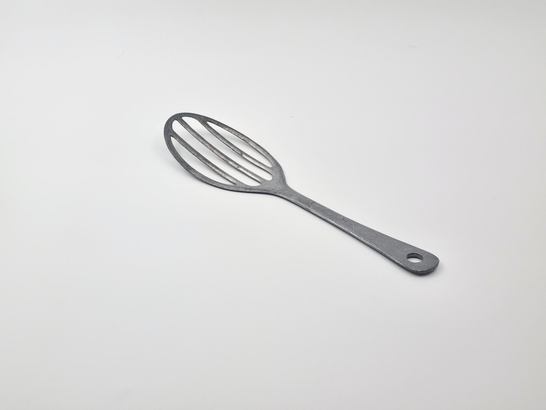 Kitchen Spatula 1860s Antique Kitchenware Germany, Aluminium Fish ...