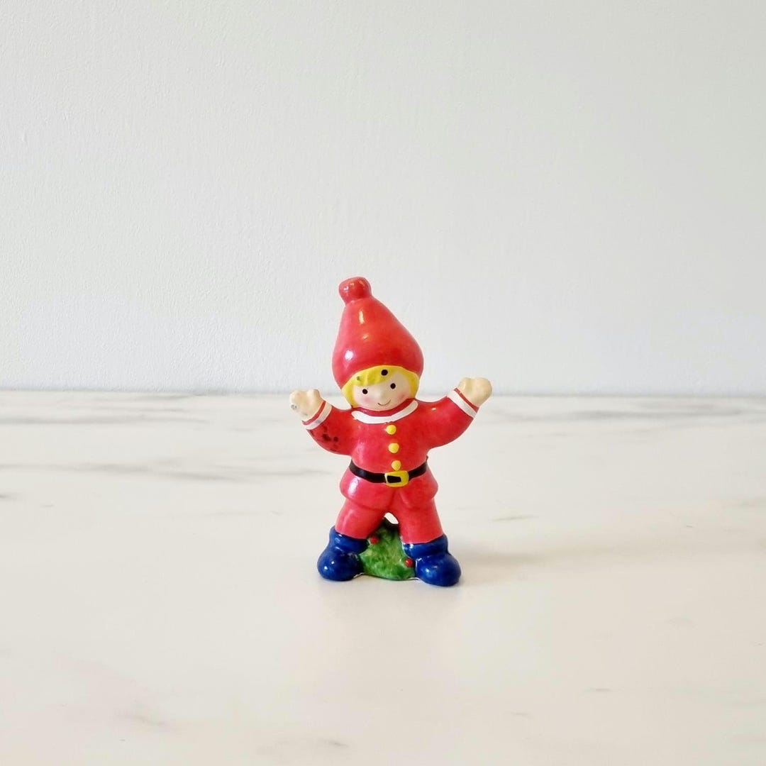 Vintage Swedish Christmas Elf Figurine: Retro Scandinavian Decor - Etsy