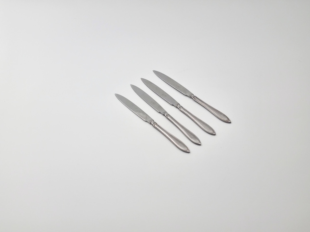 Four Fruit Knives Gense Sweden in Stainless Steel Vintage Cutlery Knife ...