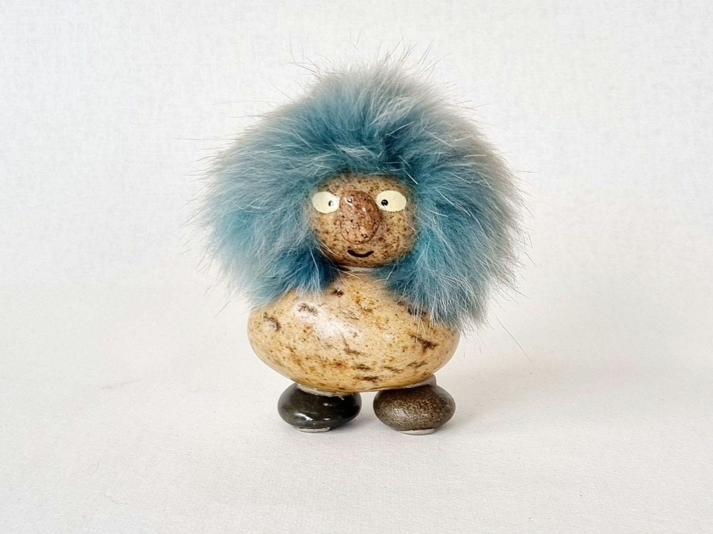 TROLL IN STONE Cute Swedish Troll Vintage and Fun Scandinavian Design ...
