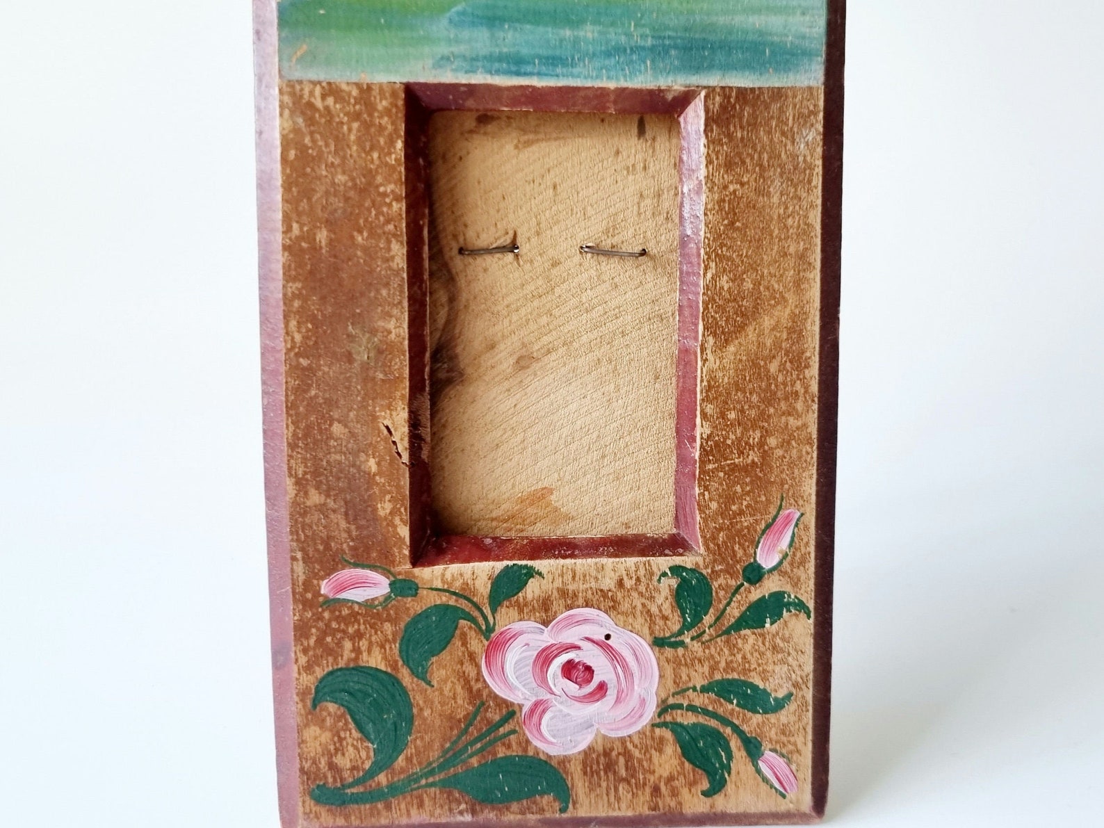 Vintage Picture Frame in Wood Handpainted Sweden - Etsy