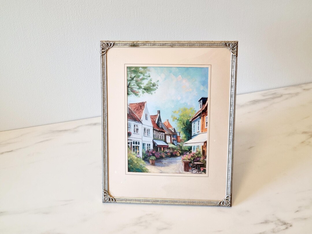 Vintage Photo Frame - Silver Wall Art for Scandinavian Home Decor ...