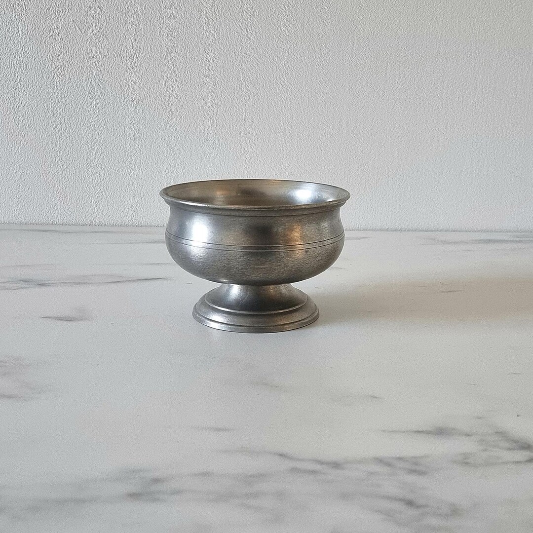 Vintage Art Deco Pewter Bowl 1980s, Tin Bowl Stamped Skandia Tenn ...