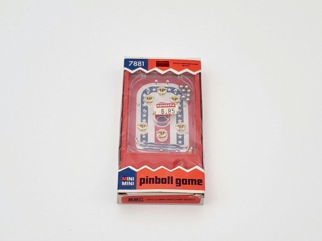 Pocket Pinball Game 1976 - Free Shipping!vintage Epoch Mini Mini Game ...