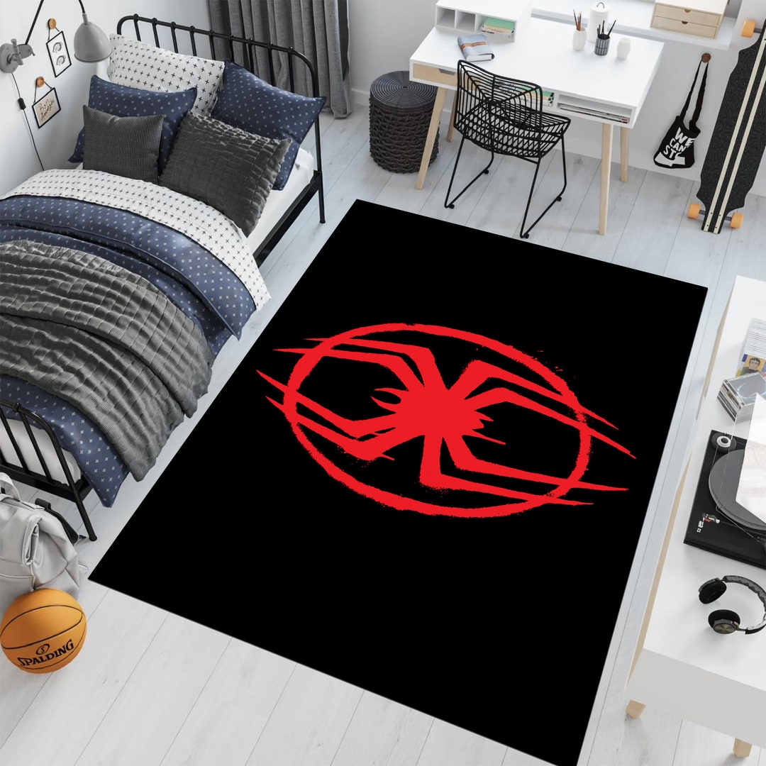 Spider Rug, Spider-man Logo Rug, Spider-man Rug, Themed Rug, Fantastic ...