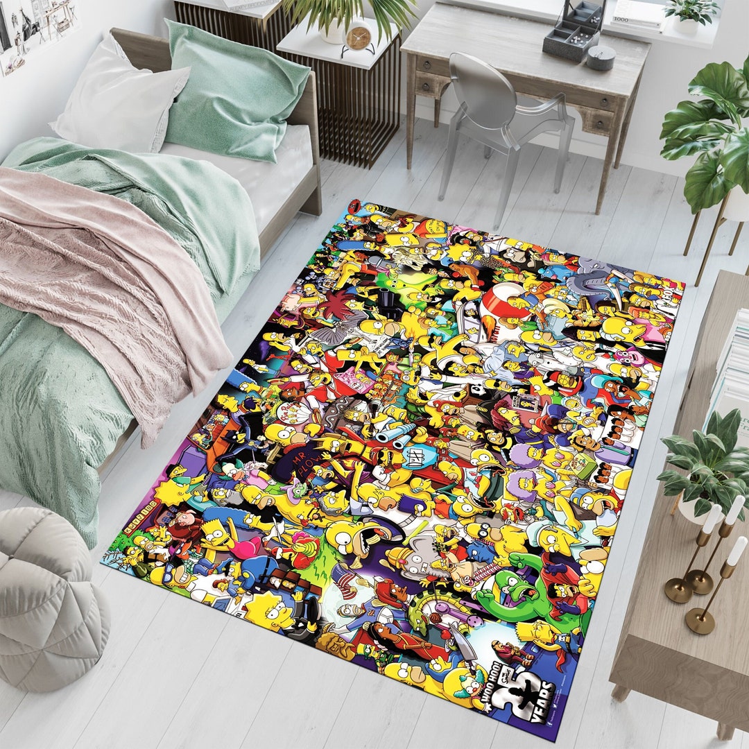 The Simpsons,25th Anniversary Special Design,animation Rug, Popular Rug ...