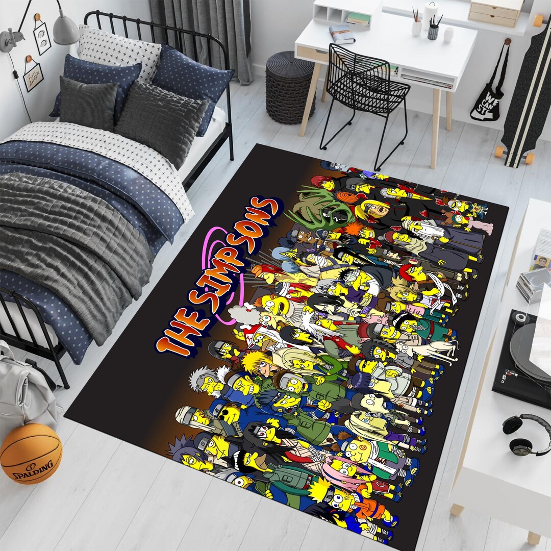 The Simpsons Rug,anime Rug,tv Shows Rug,fantastic Rug,adult Rug ...