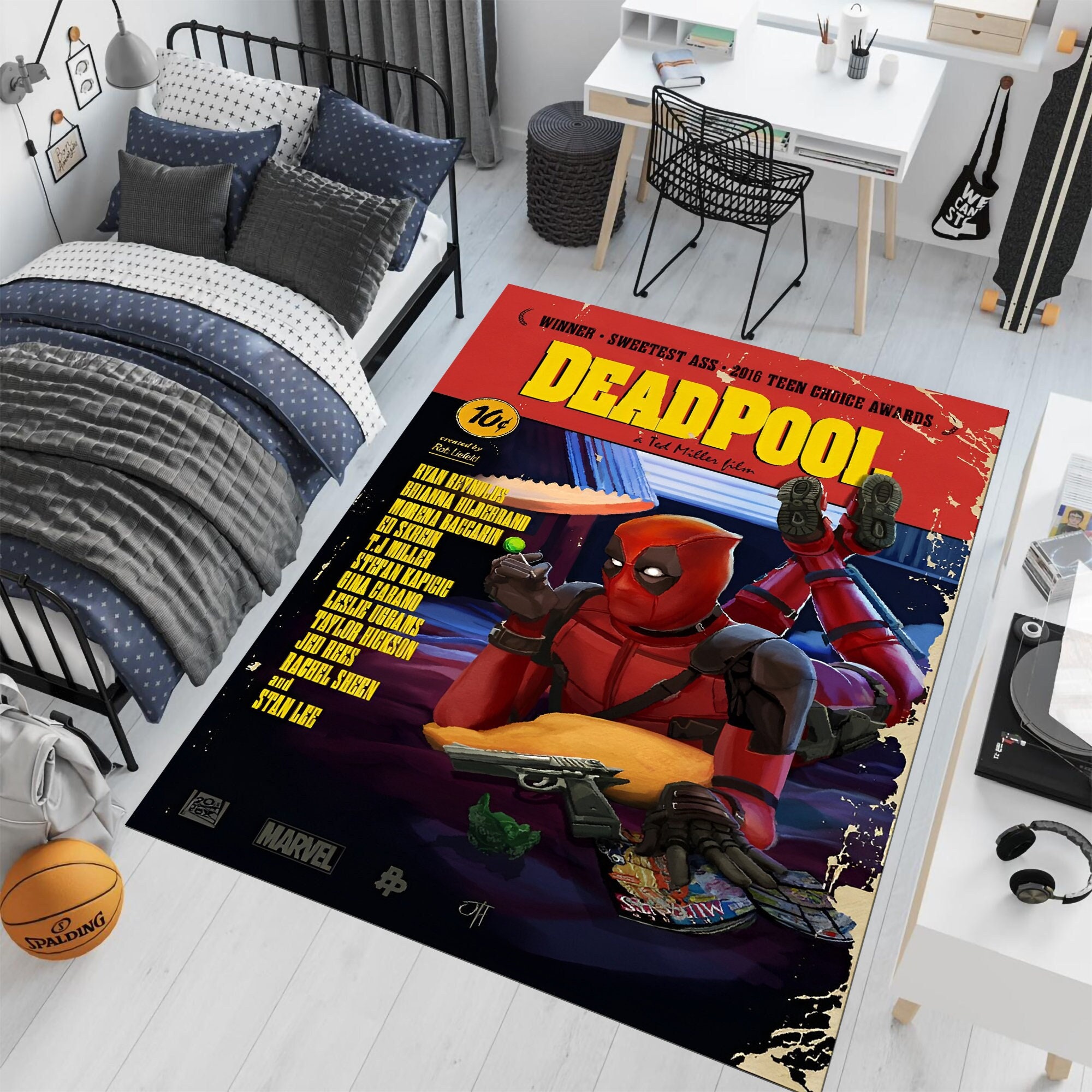 Deadpool, Deadpool Rug, Marvel Rug, Movie Rug,fantastic Rug,movie Decor ...