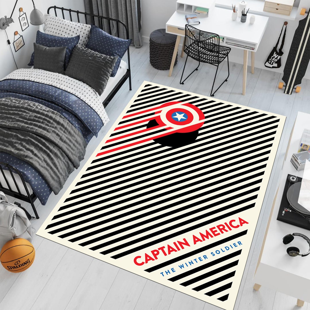 Captain America Rug,marvel Rug,popular Rug,movie Rug,fantastic Rug ...