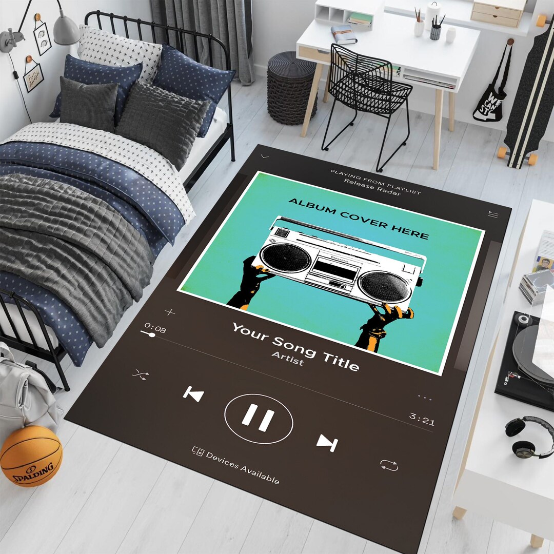 Custom Music Rug, Music Decor, Music Rug, Personalized Music,printed ...